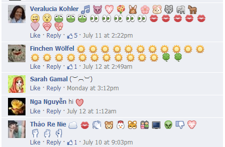 How To Make Facebook Emoticons On Status