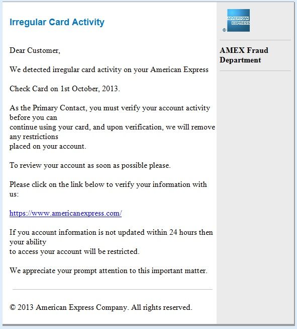 Phishing Emails: The Unacceptable Failures of American Express ...