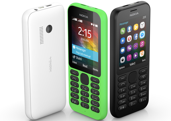 Microsoft Launches Nokia 215, An Entry Level Facebook Messenger Phone ...