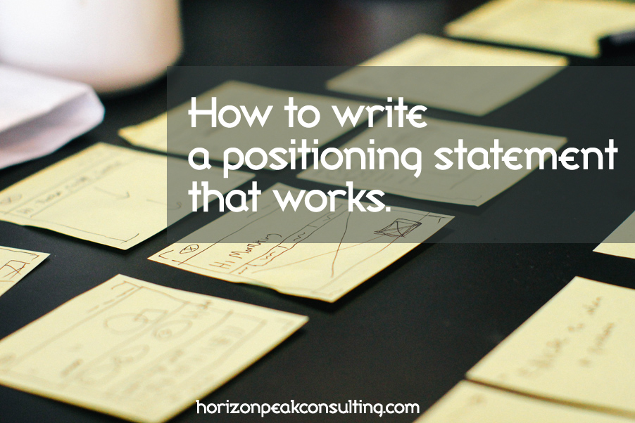 Value Proposition Statement Example