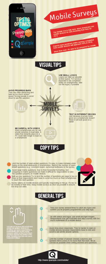 12 Sage Tips To Optimize Mobile Surveys [Infographic] - Business2Community
