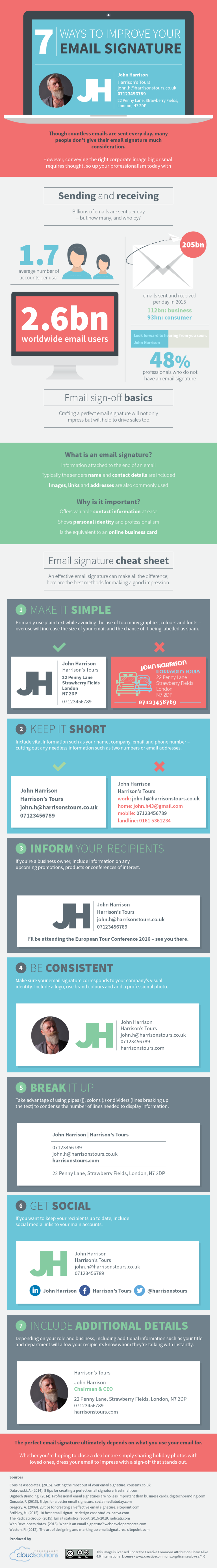 7 Ways to Improve Your Email Signature [Infographic] - Business2Community