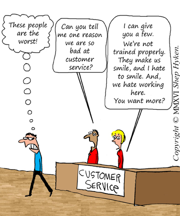 Bad Customer Service Comic