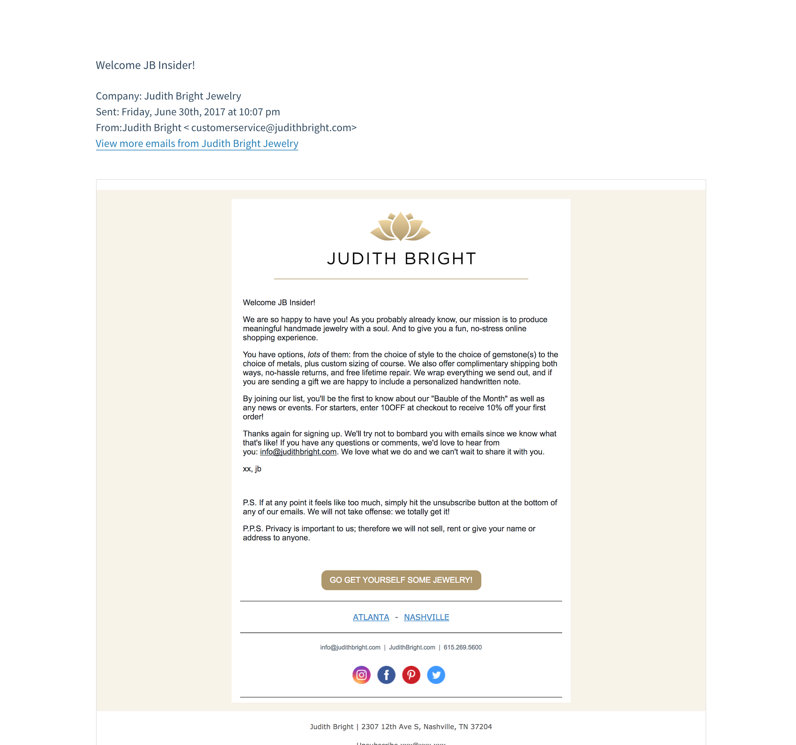 11 Welcome Email Template Examples That Grow Sales From Day 1 ...