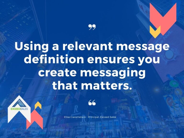 Is Your Message Relevant? Why You Need a Relevant Message Definition ...