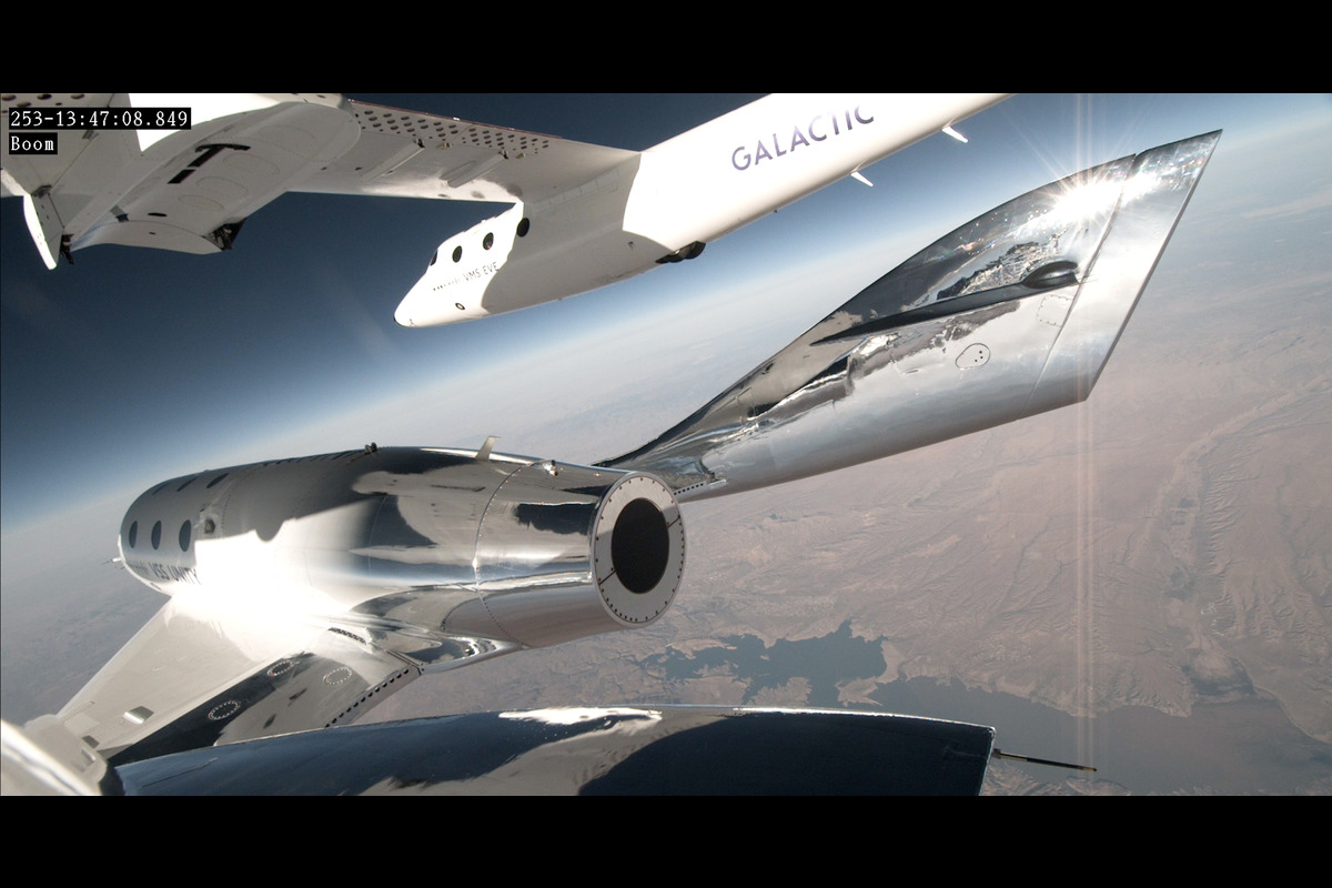 Virgin Galactic's First Commercial Flight Lifts Off